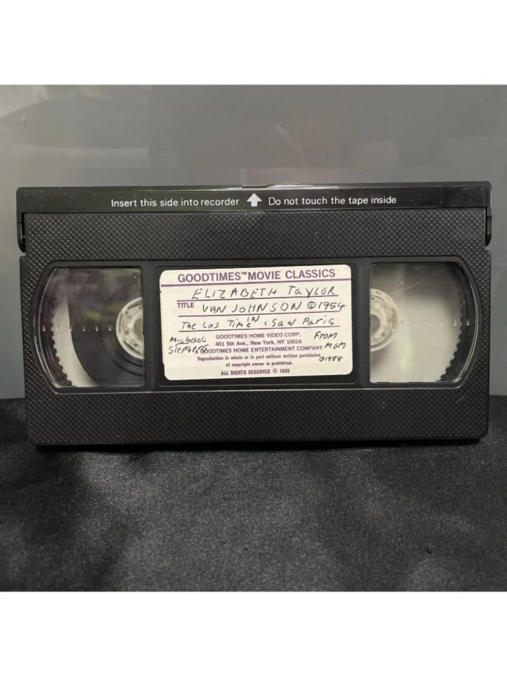 Goodtimes | Media | The Last Time I Saw Paris 954 Vhs Tape Elizabeth ...